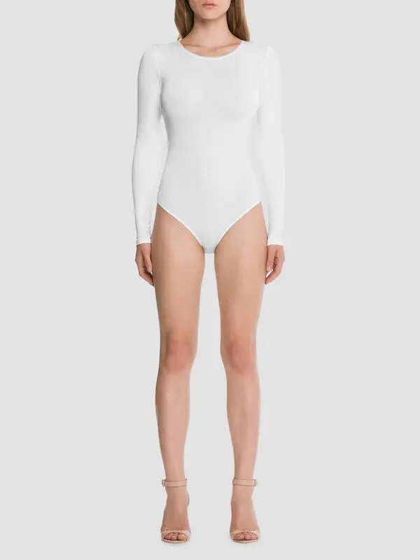Wolford Berlin Long-sleeve Bodysuit - White