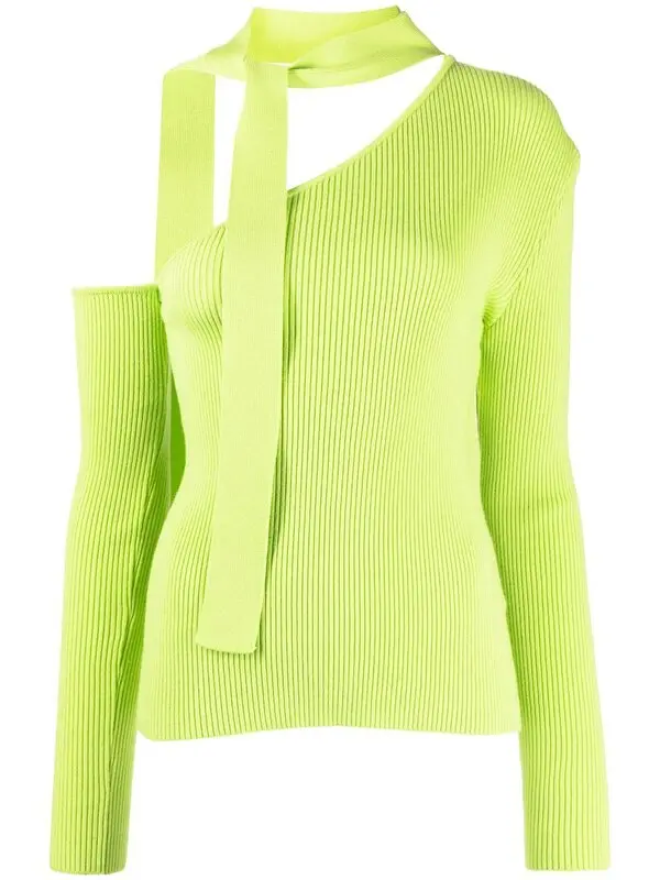 Andersson Bell Conny Scar Neck Knit Top