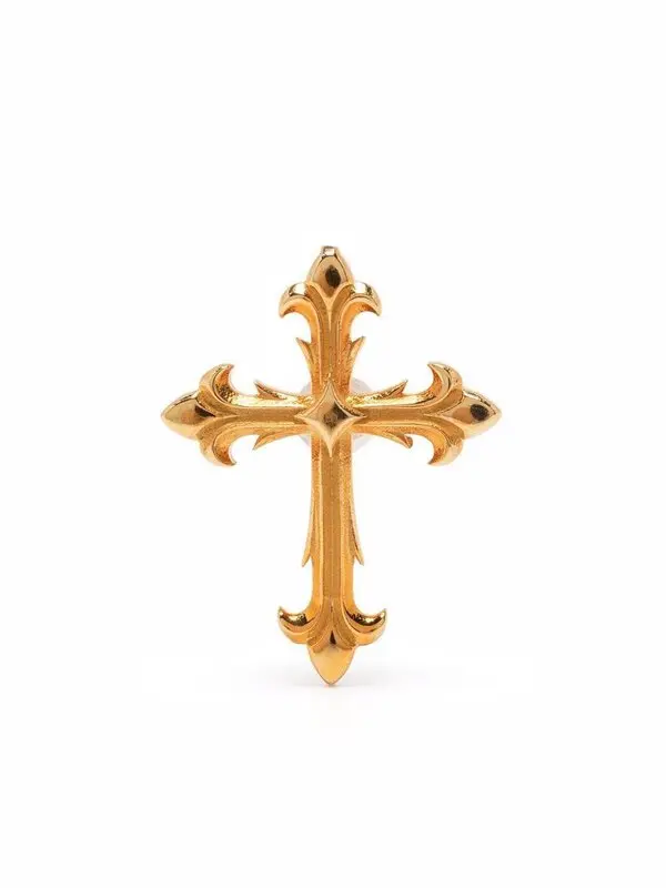 Emanuele Bicocchi Fleury Cross Stud Earring - Gold