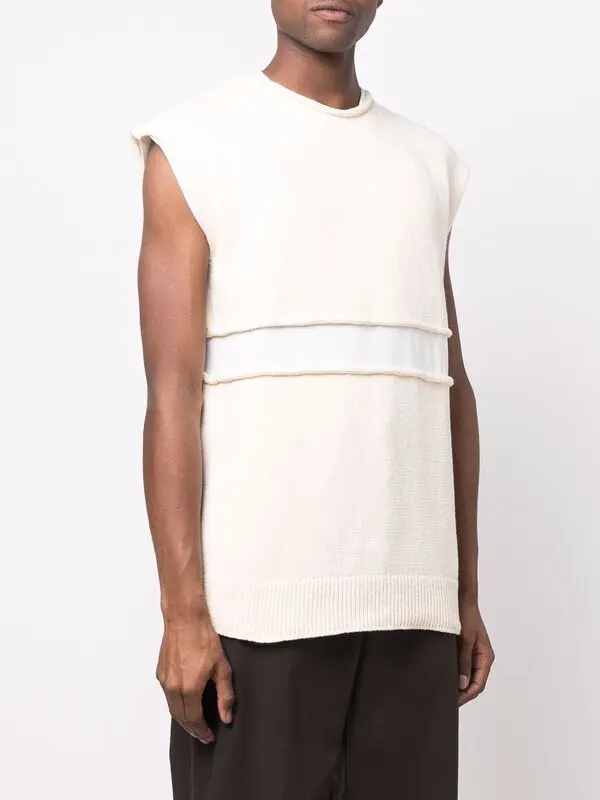 JIL SANDER Sleeveless Cut-out Top