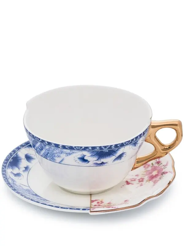 SELETTI Zenobia Hybrid Teacup Set - White