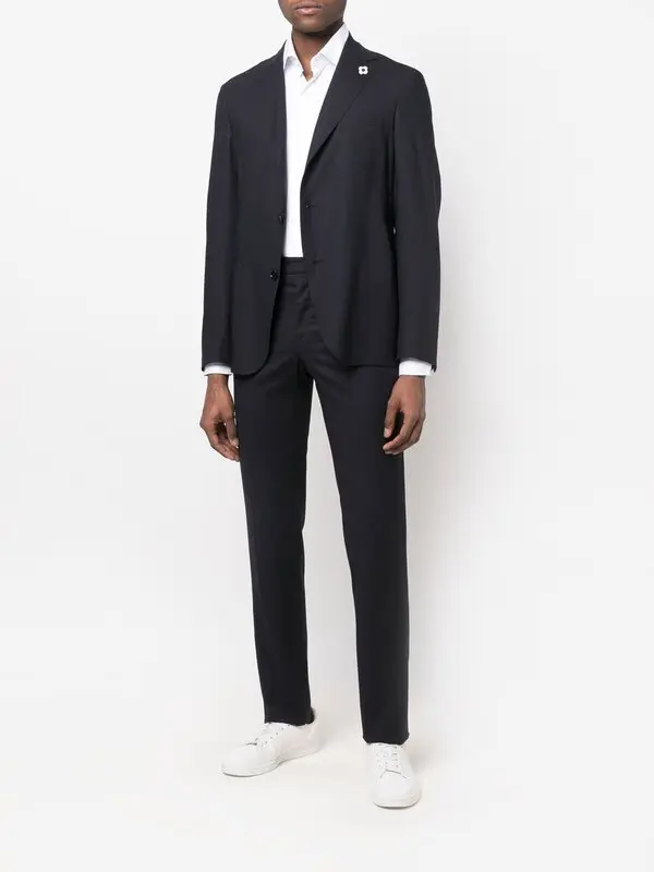 BARBA NAPOLI Long-sleeve Poplin Shirt - White