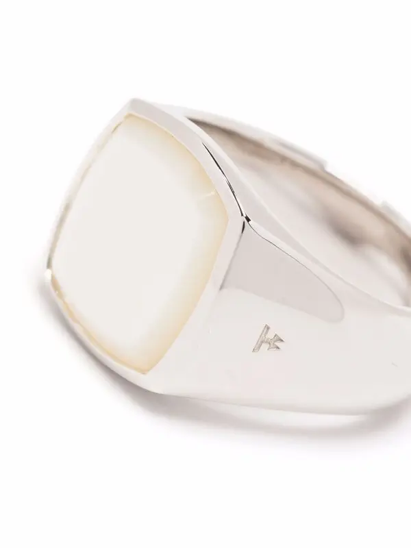 Tom Wood Square Cushion Ring In Silver | Editorialist