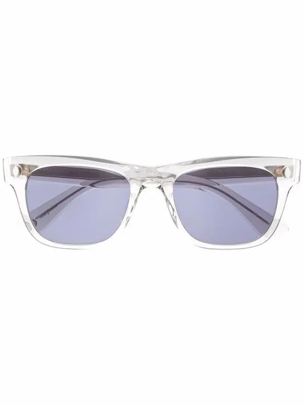 Garrett Leight Tinted Square-frame Sunglasses