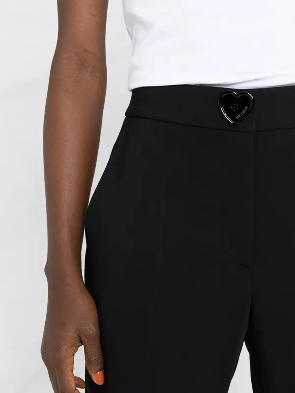Moschino Heart Button Detail Trousers