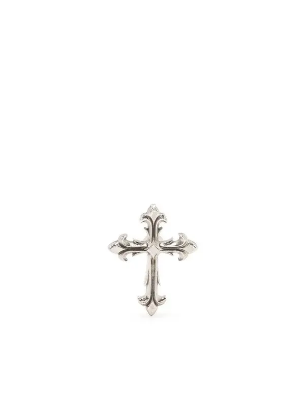 Emanuele Bicocchi Fleury Cross Stud Earring - Silver