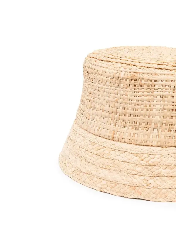 Ruslan Baginskiy Woven Jute Bucket Hat