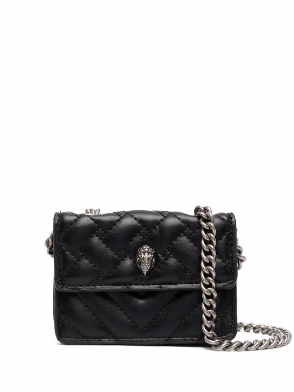 Kurt Geiger Kensington Quilted Wallet-on-chain - Black