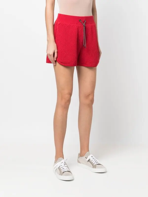 Brunello Cucinelli Drawstring Knit Shorts
