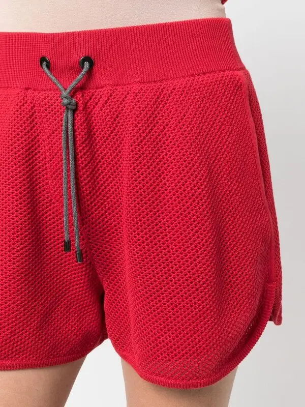 Brunello Cucinelli Drawstring Knit Shorts
