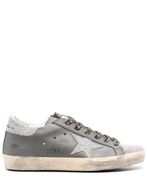 GOLDEN GOOSE Superstar Low-top Sneakers - Grey