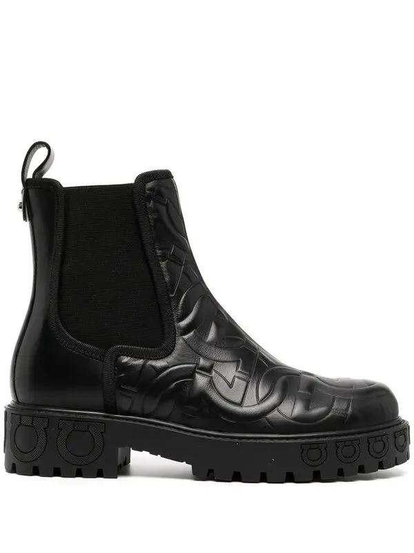 FERRAGAMO Varsi Chelsea Boots - Black