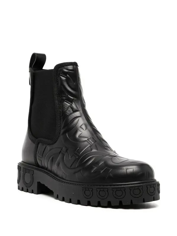 FERRAGAMO Varsi Chelsea Boots - Black
