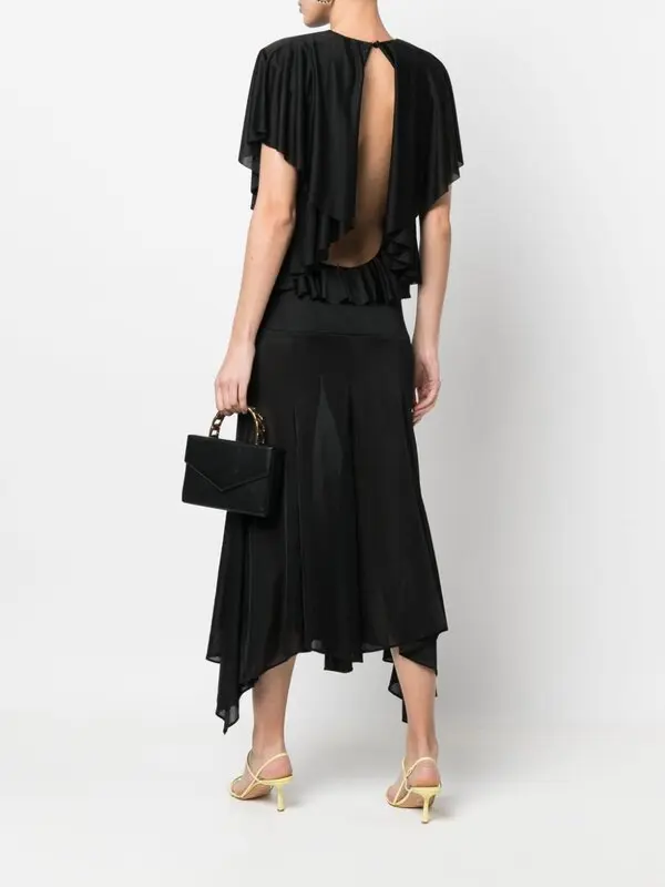 green midi knit dress Lena Green Knit Midi Dress