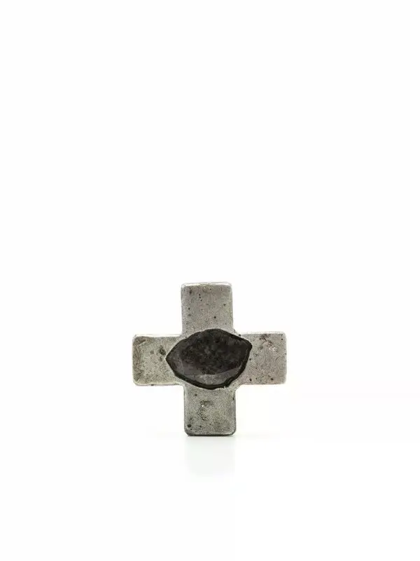 PARTS OF FOUR 12mm Cross Earring - Silver