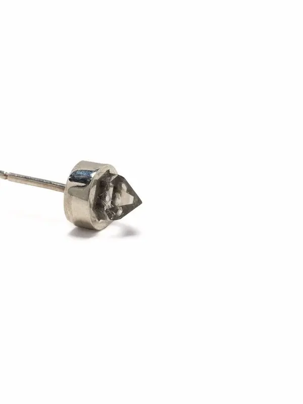 PARTS OF FOUR Herkimer Spike Stud Earring - Silver