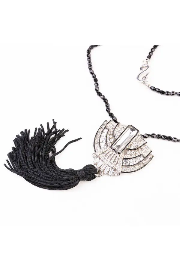 KENNETH JAY LANE Tassel Deco Necklace