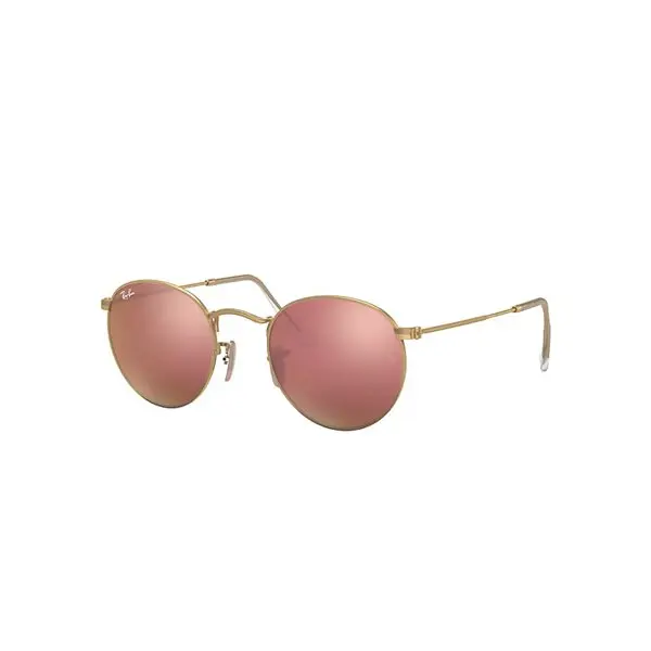 Ray-ban Round Metal Sunglasses - Gold