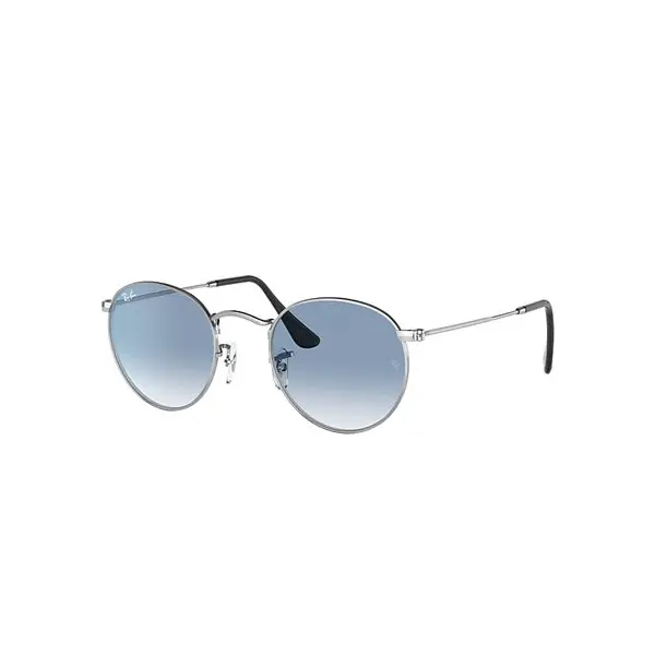 Ray-ban Round Metal Sunglasses With Polarized+ Lenses - Silver