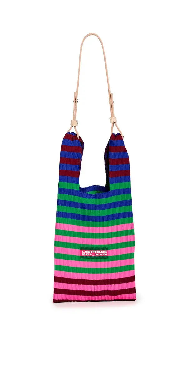 LASTFRAME Stripe Market Bag Small
