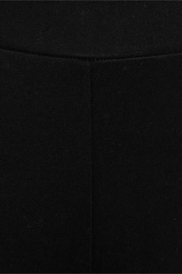 NICHOLAS Stretch-ponte Flared Pants With Side Slits
