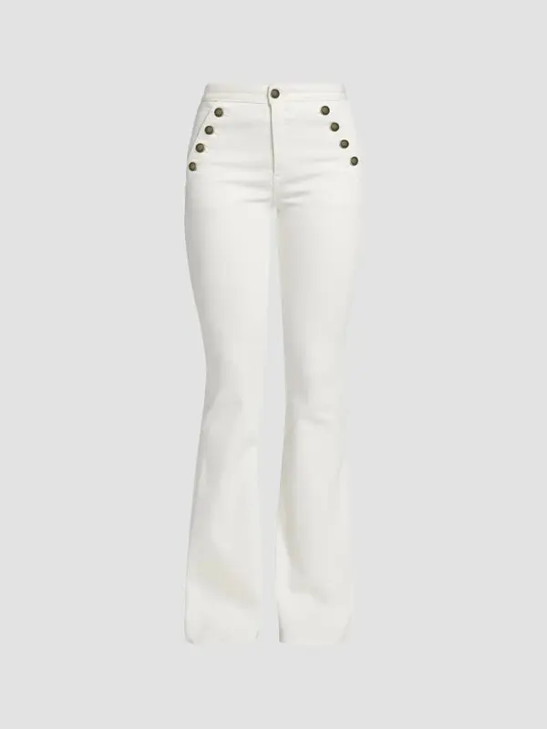 Ramy Brook Helena Flare Jeans - White