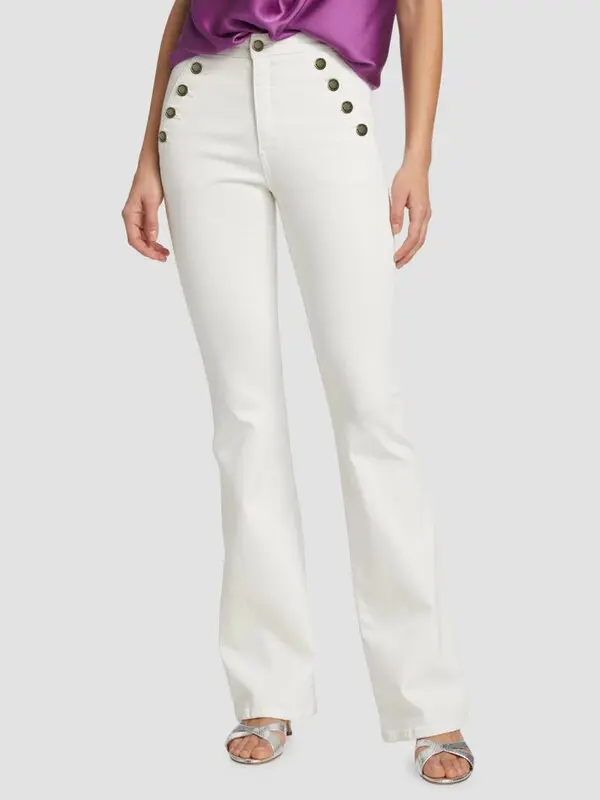 Ramy Brook Helena Flare Jeans - White