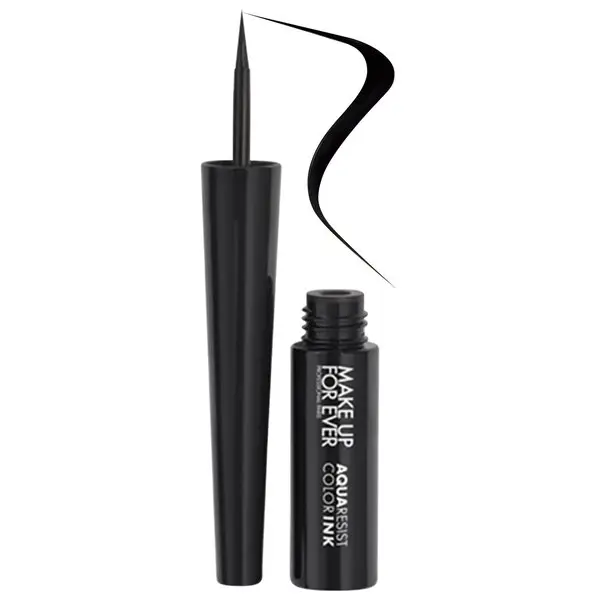 MAKE UP FOR EVER Aqua Resist Color Ink 24hr Waterproof Liquid Eyeliner - 1 Matte Charcoal