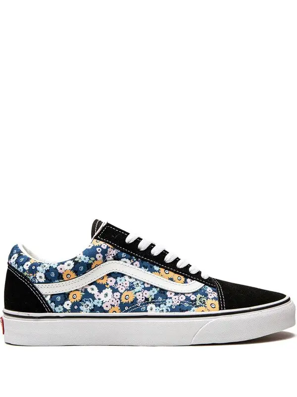 VANS Old Skool Floral Sneakers - Black