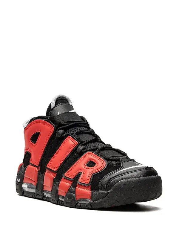 Nike Air More Uptempo Split Sneakers - Black