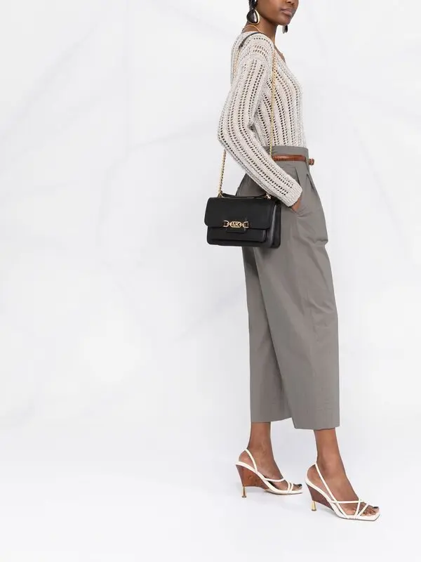 Michael Kors Heather Logo-plaque Shoulder Bag