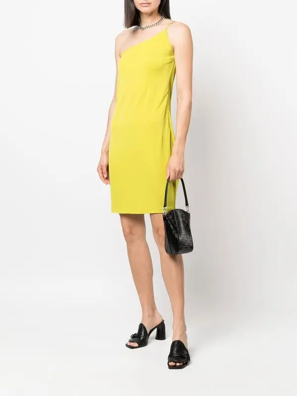 Dsquared2 Off-shoulder Knee-length Dress - Green