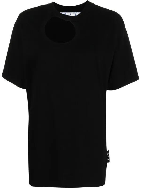 Off-White Cut-out Short-sleeve T-shirt