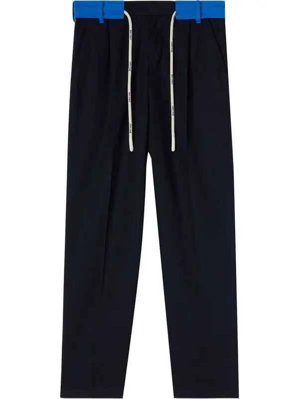 Palm Angels Belted Track Pants - Blue