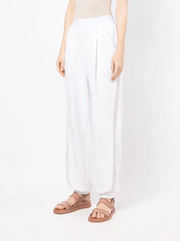Alberta Ferretti Cut-out Detail Track Pants