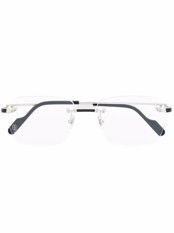 Cartier Rimless Square-frame Glasses