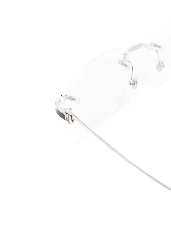 Cartier Rimless Square-frame Glasses