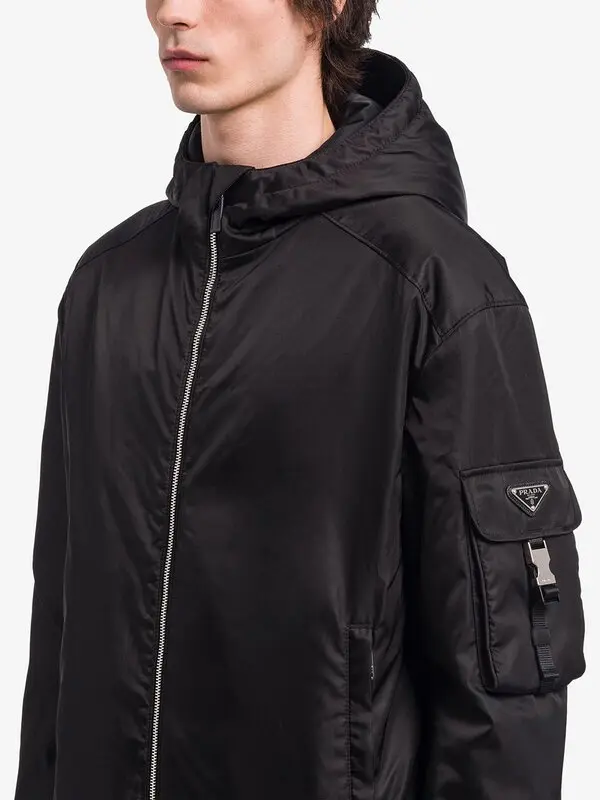 Prada Re-Nylon Blouson Jacket - Black | Editorialist