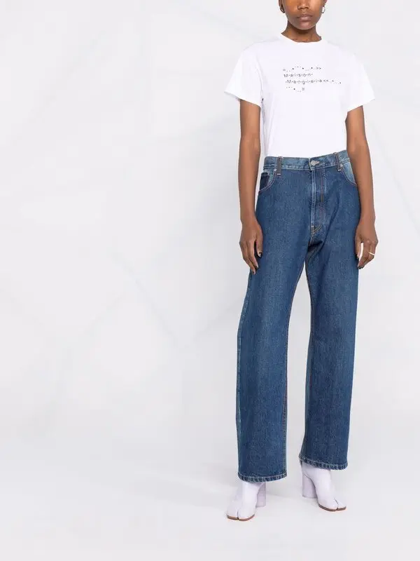 MAISON MARGIELA Two-tone Oversize Jeans