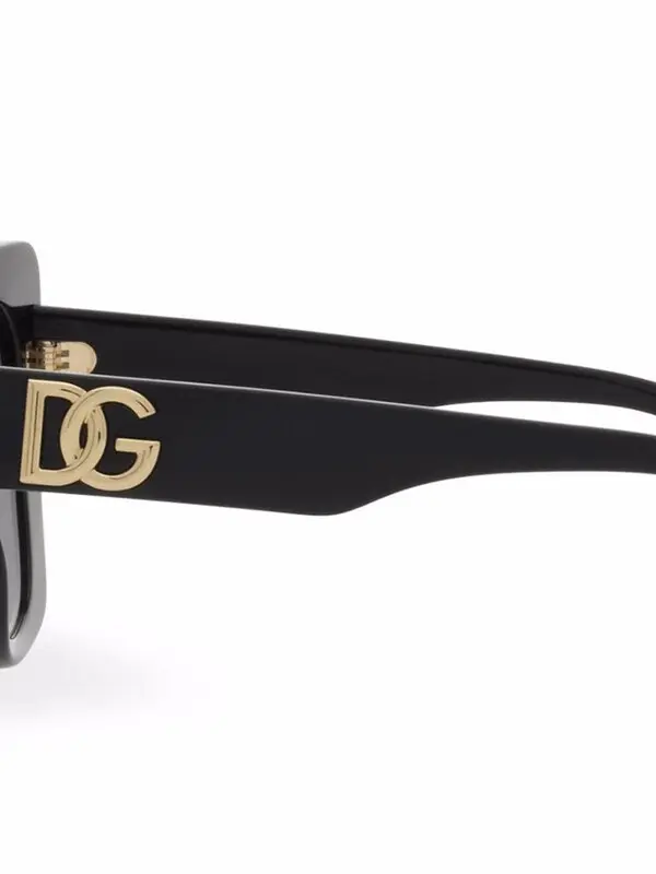 Dolce & Gabbana Dg Crossed Sunglasses - Black