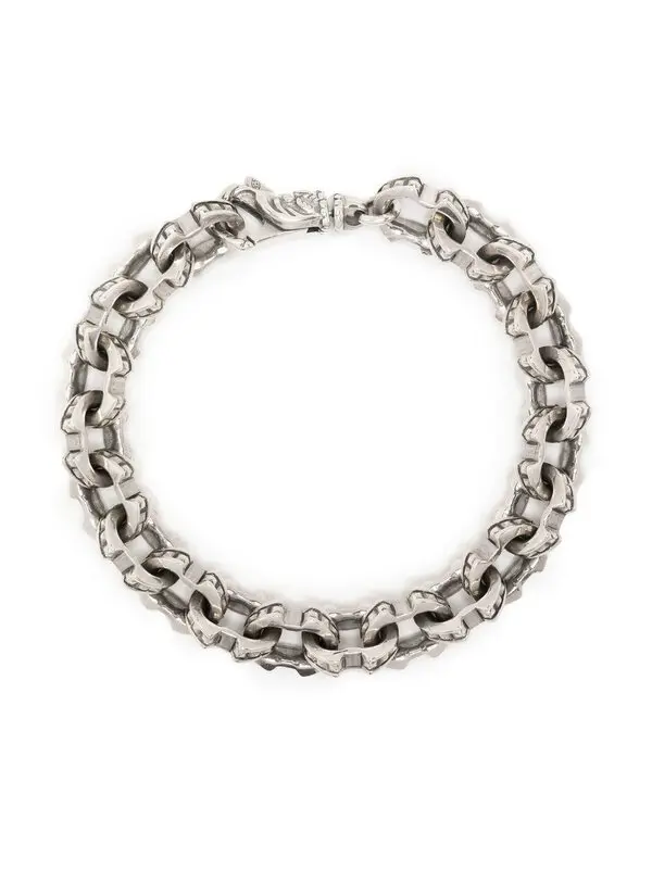 Emanuele Bicocchi Spike Chain-link Bracelet - Silver
