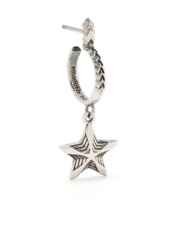 Emanuele Bicocchi Star Single Earring - Silver