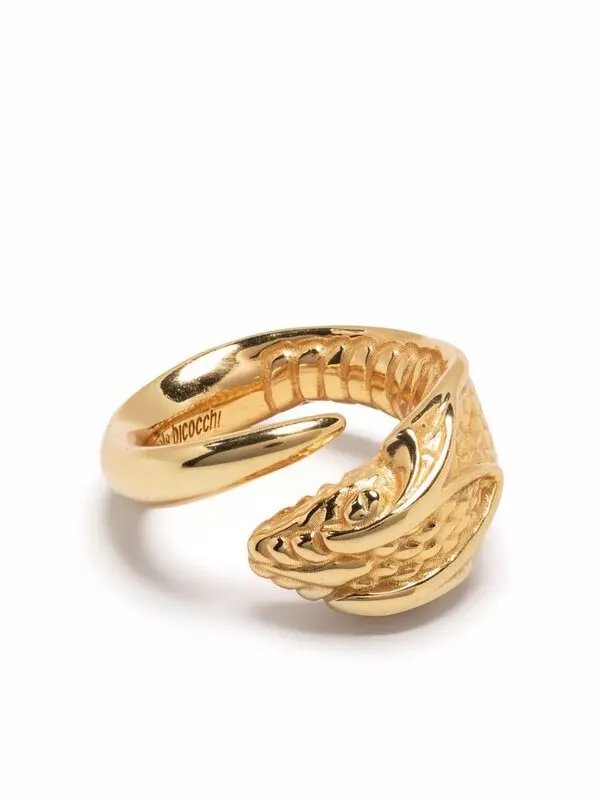 Emanuele Bicocchi Plated Serpent Ring - Gold