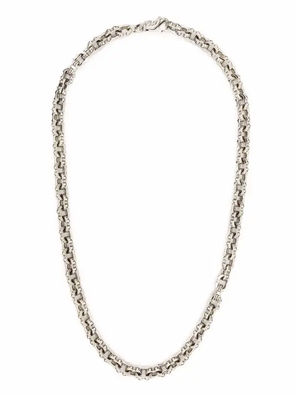 Emanuele Bicocchi Spiked Chain-link Necklace - Silver