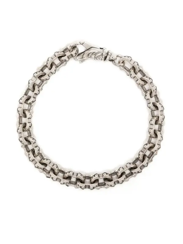Emanuele Bicocchi Spiked-link Chain Bracelet - Silver