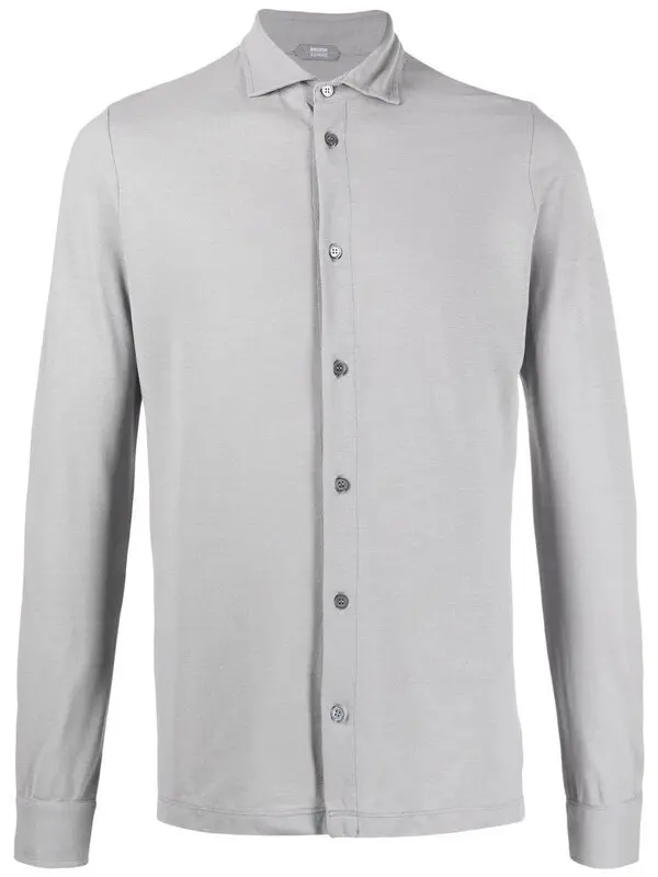 ZANONE Classic Button-up Shirt - Grey