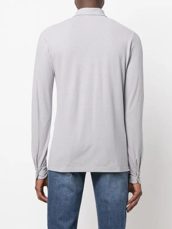 ZANONE Classic Button-up Shirt - Grey
