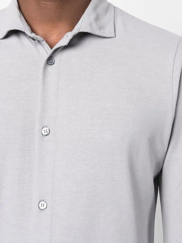 ZANONE Classic Button-up Shirt - Grey