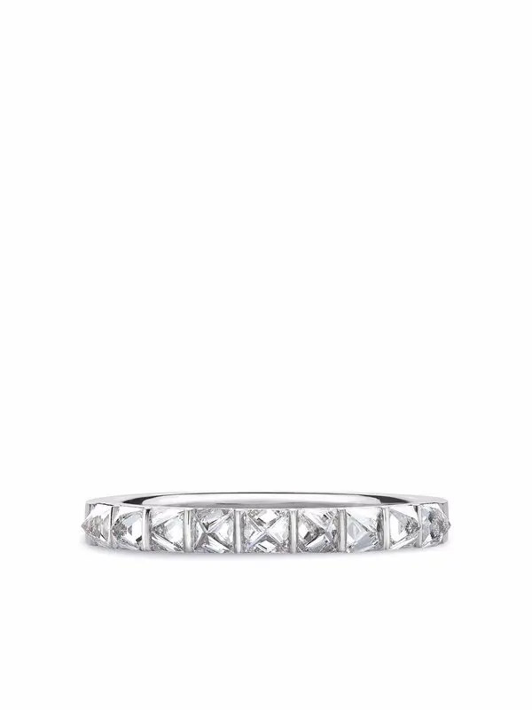 PRAGNELL Platinum Diamond Eternity Ring - Silver