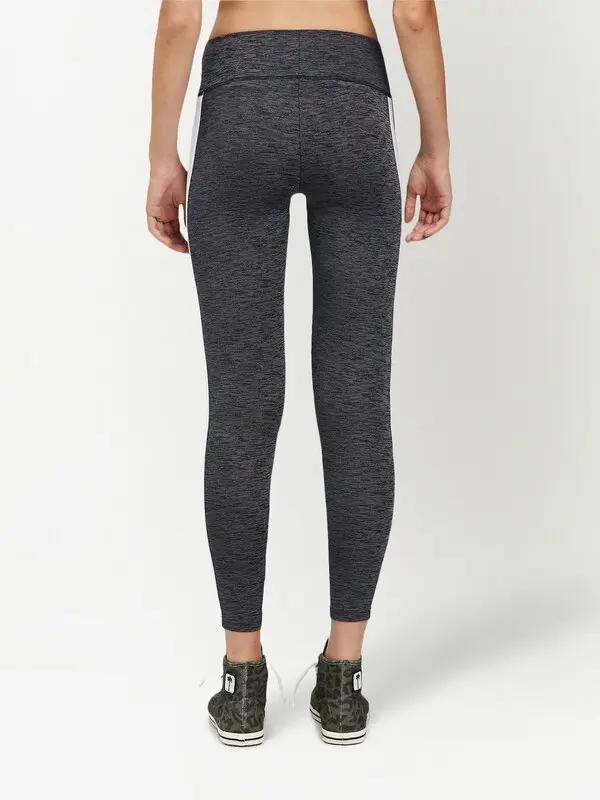 Palm Angels Side-stripe Mélange-effect Leggings